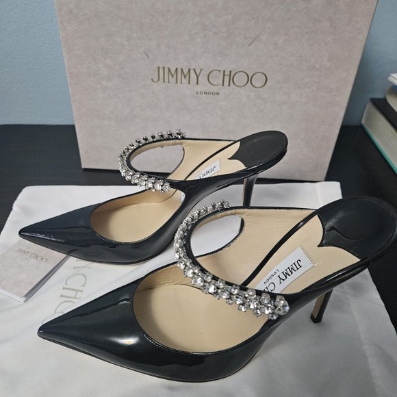 Jimmy Choo | Shoes | Jimmy Choo Black Patent Bing 0s | Poshmark